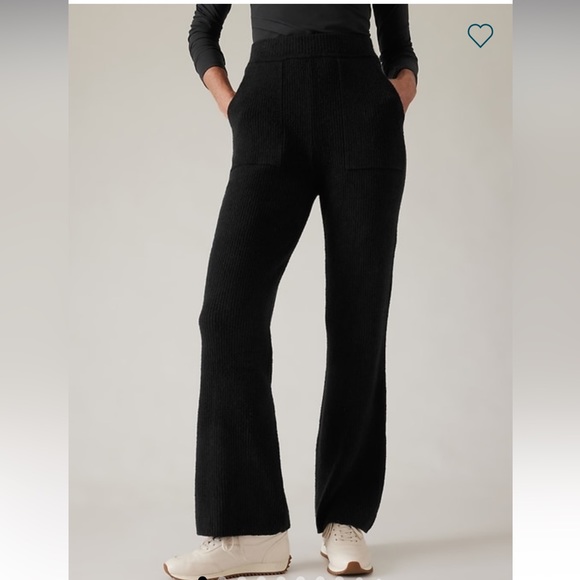 Athleta | Pants & Jumpsuits | Athleta Felicity Cozy Pant Lounge Black 46794 | Poshmark